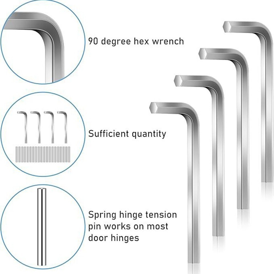 Shelf Support Pins Flat Head Hex Wrench Generous Supply Package For ...
