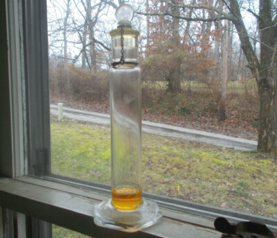 PYREX 29/42 UNIQUE SHAPE GLASS LAB BOTTLE WITH PYREX STOPPER 6 SIDED ...