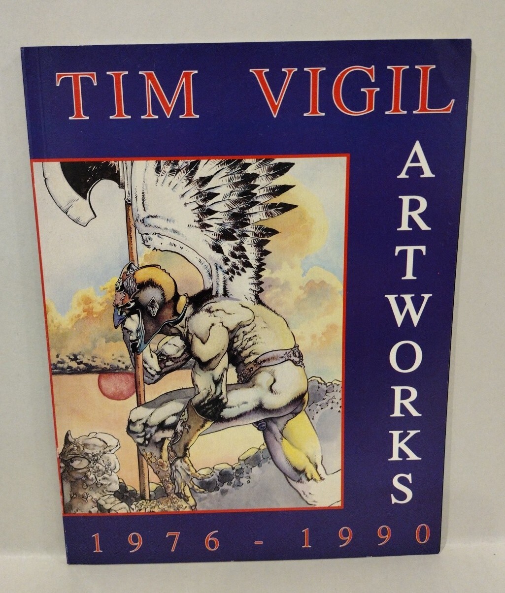 TIM VIGIL ARTWORKS 1976-1990 (1991) Rebel Studios Comic Art Book Faust+ ...