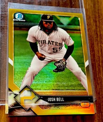 Josh Bell 2018 Bowman Chrome GOLD Refractor #d / 50 - Arizona D’backs ...