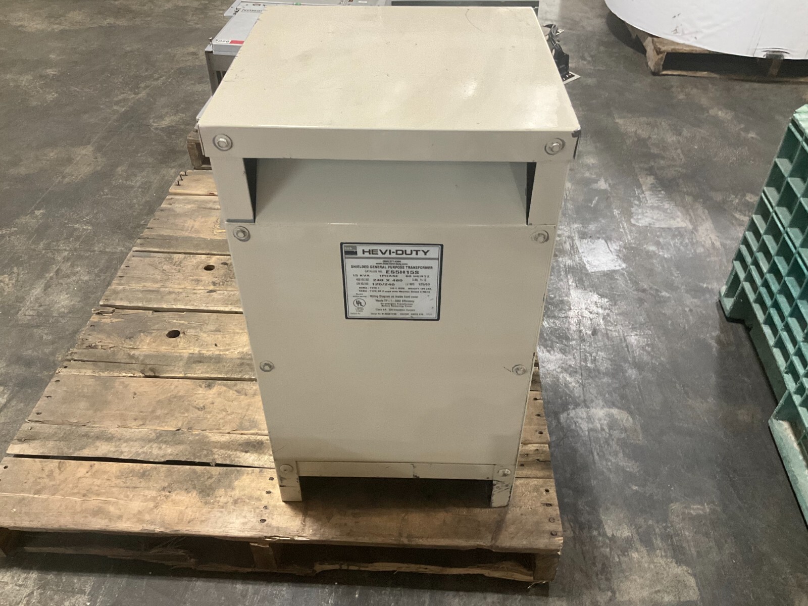 Emerson Hevi Duty ES5H15S Shielded General Purpose Transformer 15 KVA ...