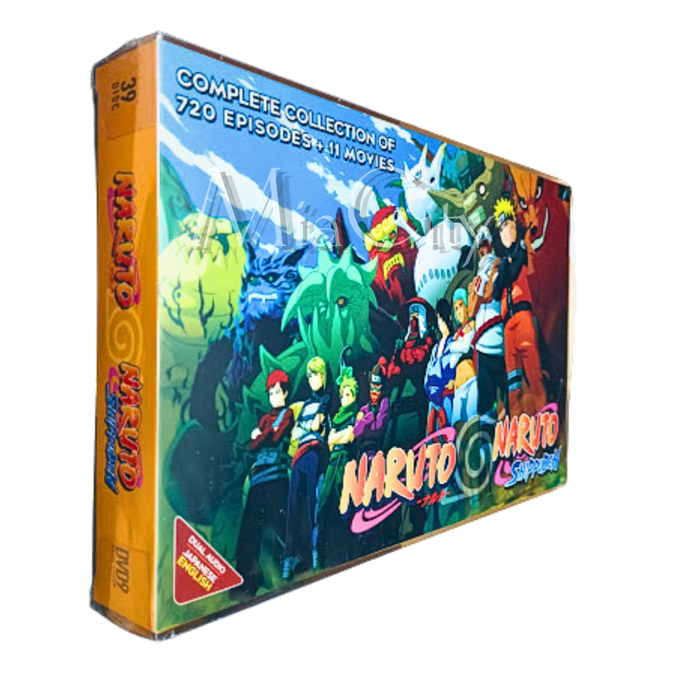 DVD - Naruto Complete Collection Episode 1 - 720 End + 11 Movies ...