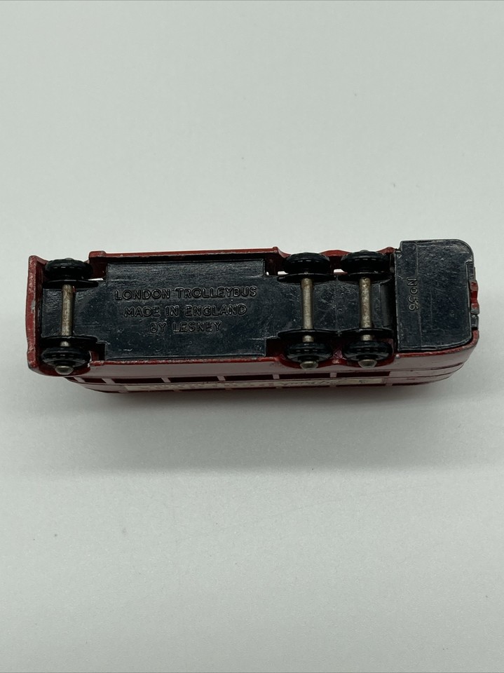 Matchbox Lesney London Trolley Bus Peardrax No. 56 | eBay