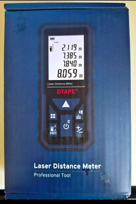 DTAPE DT50 Laser Distance Meter Measure New Box Still Closed | eBay