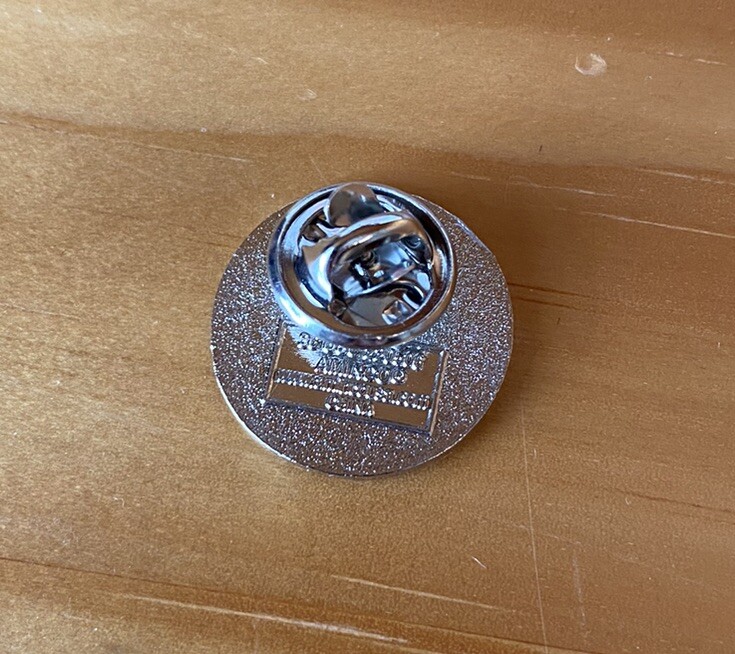 White Round United States Olympic Committee NOC Lapel Pin Aminco - New ...