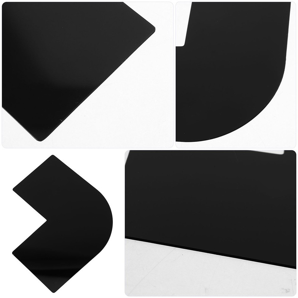 2 Pcs Barber Beard Shaping Tool Hairline Design Card Hair Styling ...