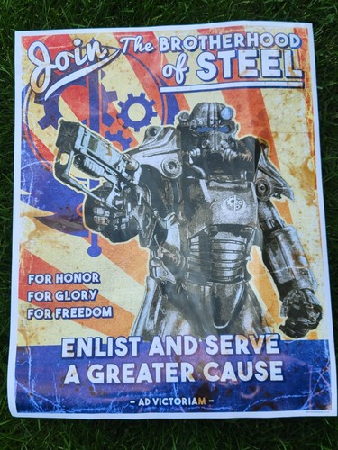 Fallout 76 Poster Brotherhood Of Steel | eBay