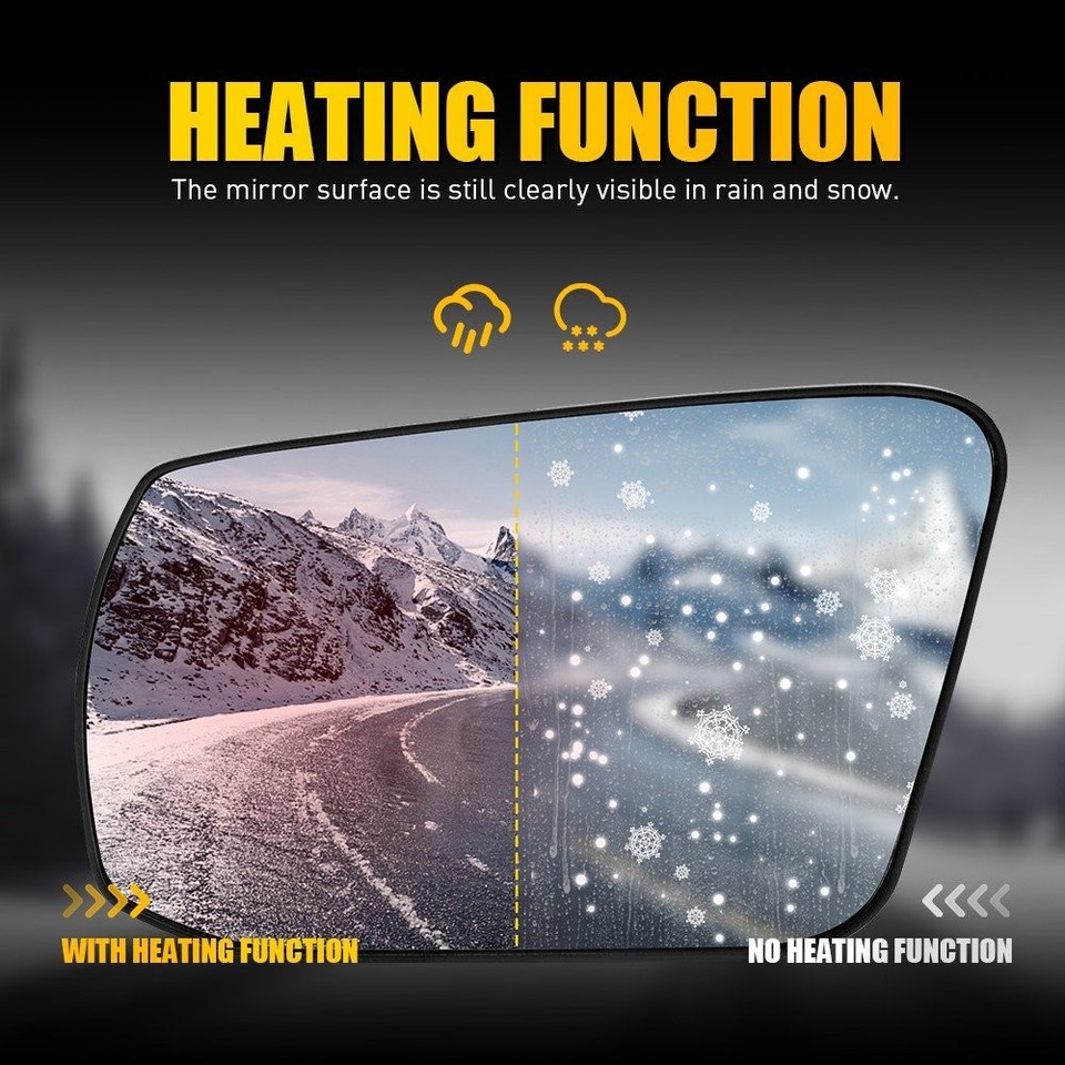 Left Driver Side Mirror Glass Heated Back Plate For Nissan Altima 2013 ...