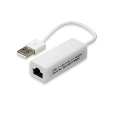 US USB 2.0 RJ45 Fast Ethernet LAN Network Adapter Protable 10/100 Linux ...