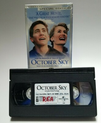 October Sky - VHS - Good Condition (Jake Gyllenhaal, Laura Dern) | eBay