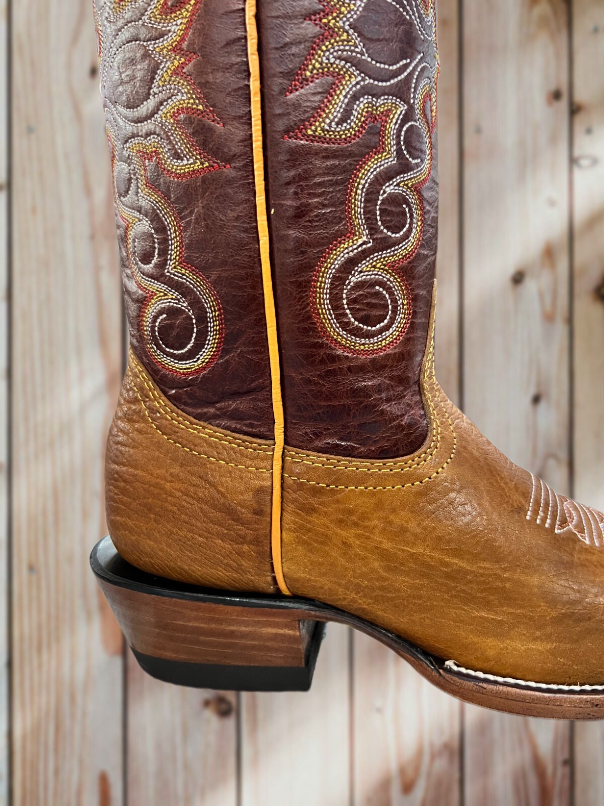 Hondo 2684L Honey Shoulder Cowboy Boots | eBay