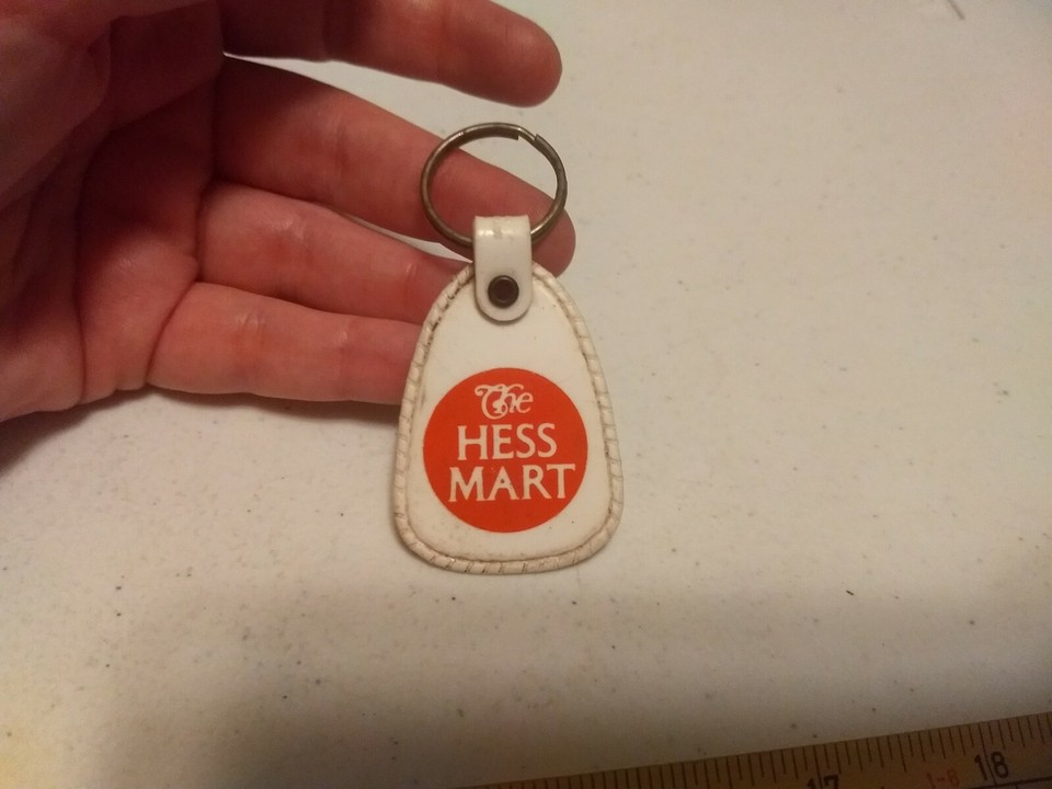 Vintage The Hess Mart Advertising Keychain | eBay