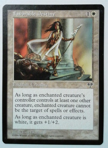 Favorable Destiny *Uncommon* Magic MtG x1 Mirage MP | eBay