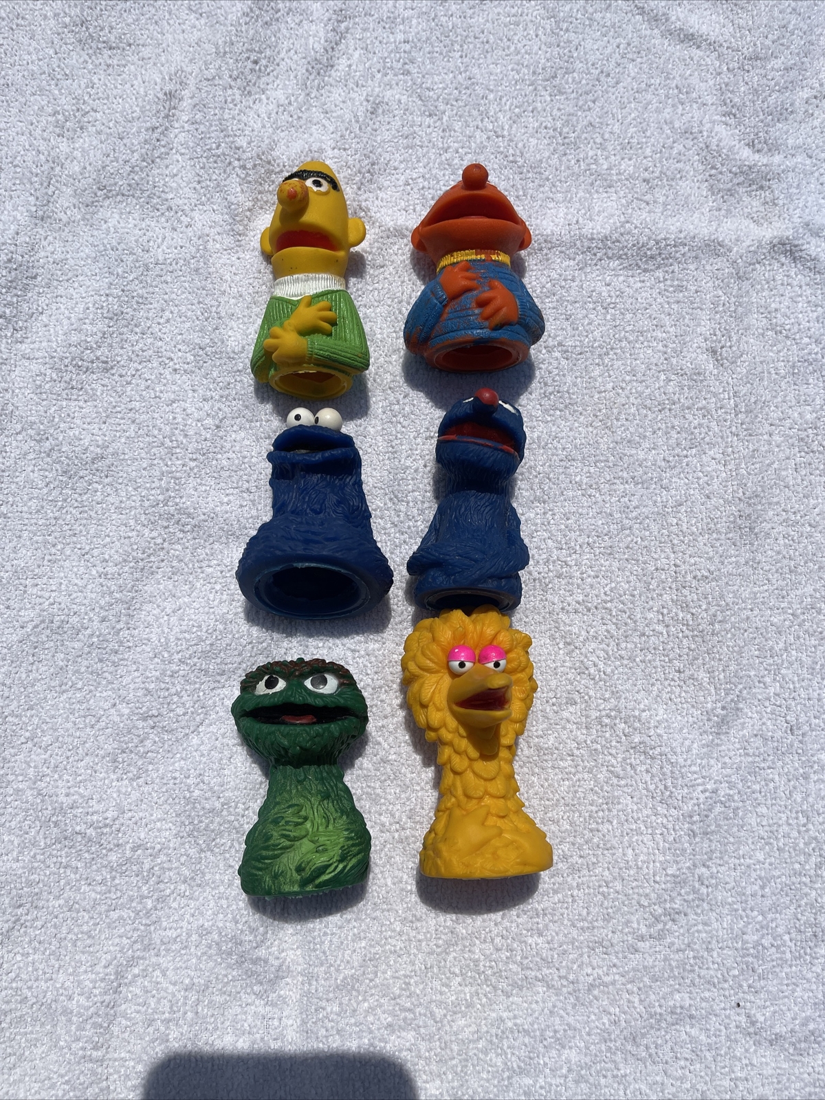 Lot of 6 Vintage Sesame Street Finger Puppets | eBay