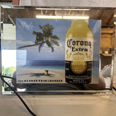 Corona Extra Motion Sound Mirror Beer Bar Tavern Sign lighted By Ingear ...