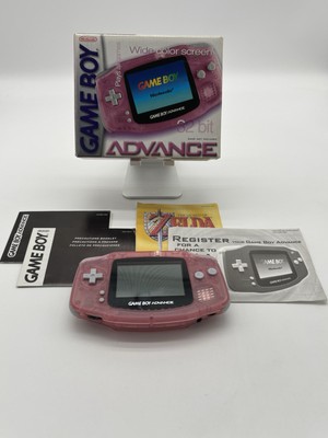 Nintendo Gameboy Advance GBA Pink Fuchsia AGB-001 Handheld Complete in ...