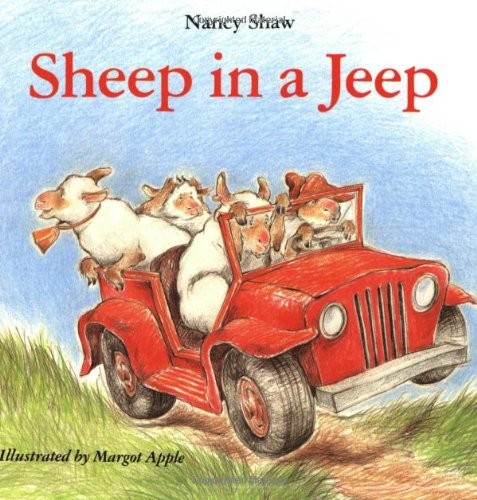 SHEEP IN A JEEP BOOK & CASSETTE (CARRY ALONG BOOK & By Nancy E. Shaw ...