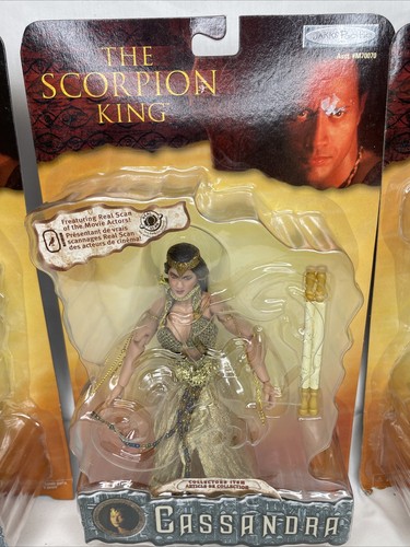 The Scorpion King Cassandra Mathayus Balthazar Action Figure Lot ...