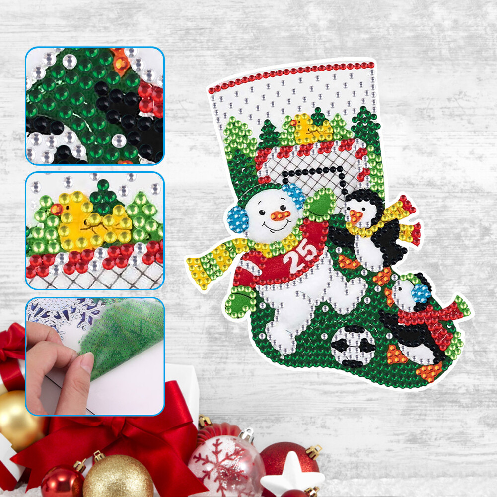 DIY Diamonds Mosaic Sticker Cute 5D Christmas Kits Children Gifts ...