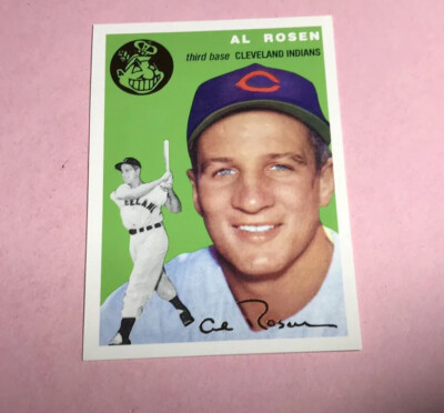 Al Rosen Topps Baseball Archives Ultimate 1954 Series #15 NR MT Indians ...