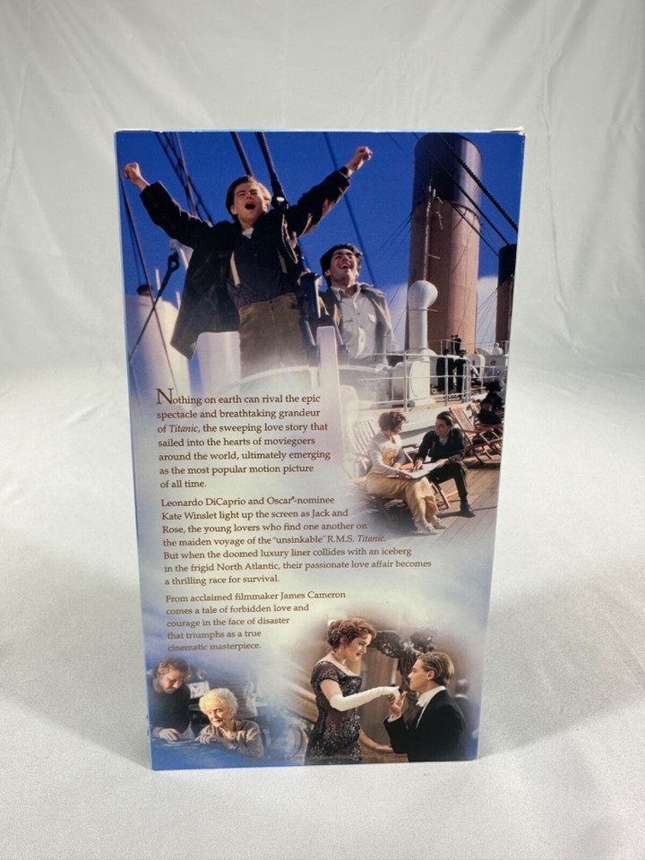 Titanic (1997) VHS 2 Tape Set Oscar Edition Opened Box | eBay