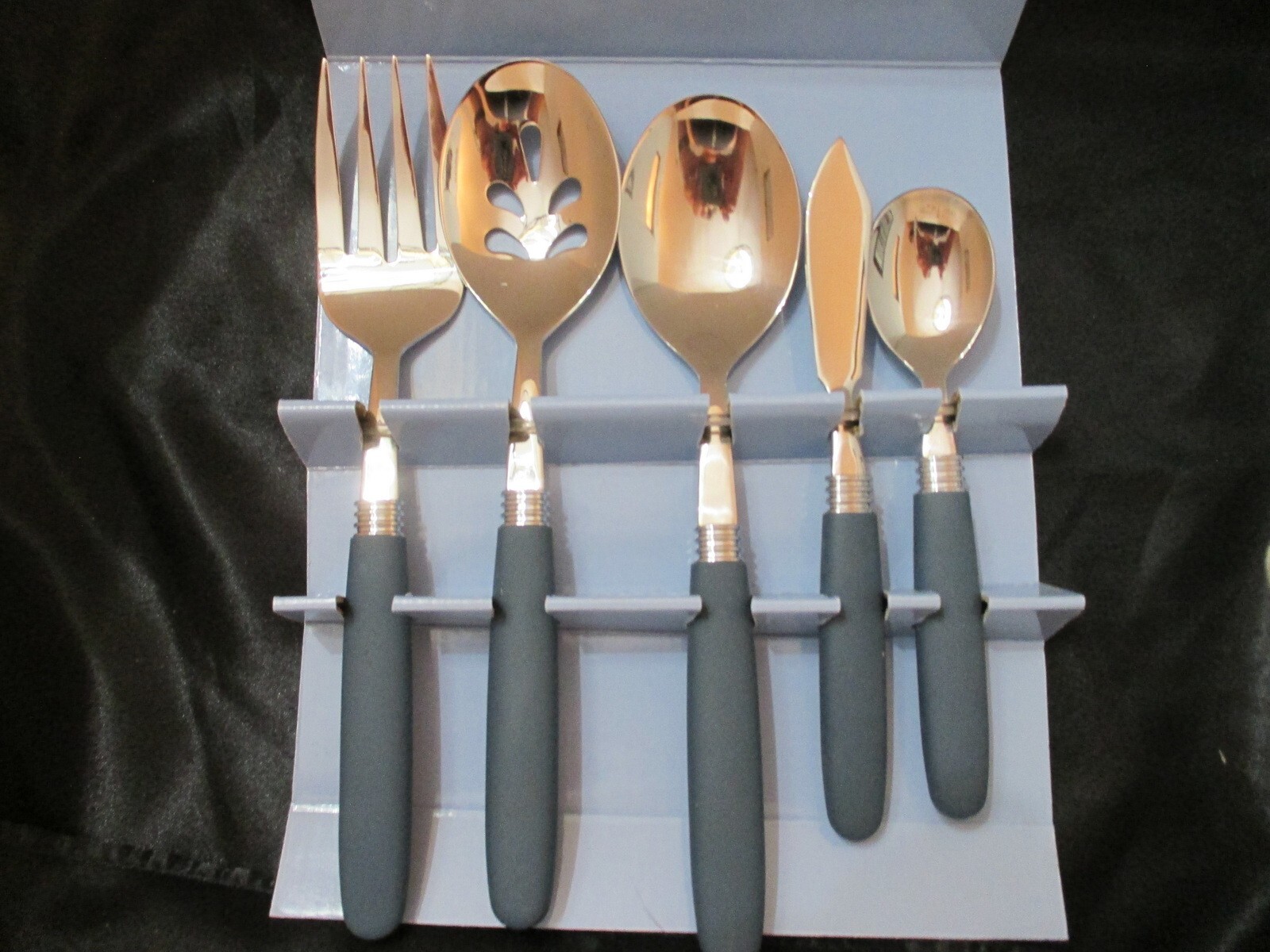 Noritake Colorwave Blue Boxed 5 Piece Serving Set Brand New | eBay