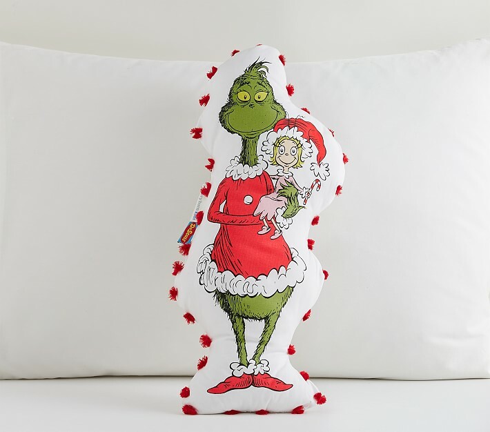 Pottery Barn Kids Dr Seuss Grinch Cindy Lou Who Pom Pom Christmas ...