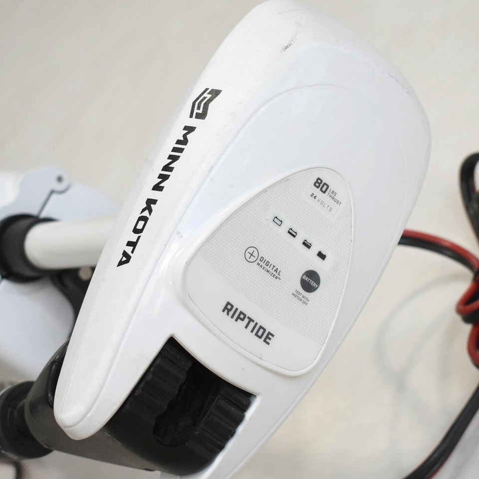 Boat Minn Kota Riptide Trolling Motor 80lbs 52" 80 Volt 1363447 - Used | eBay