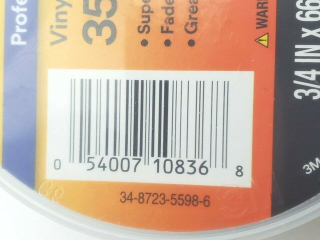 3M Scotch 35 Blue Vinyl Electrical Color Coding Tape 3/4" X 66 FT for ...