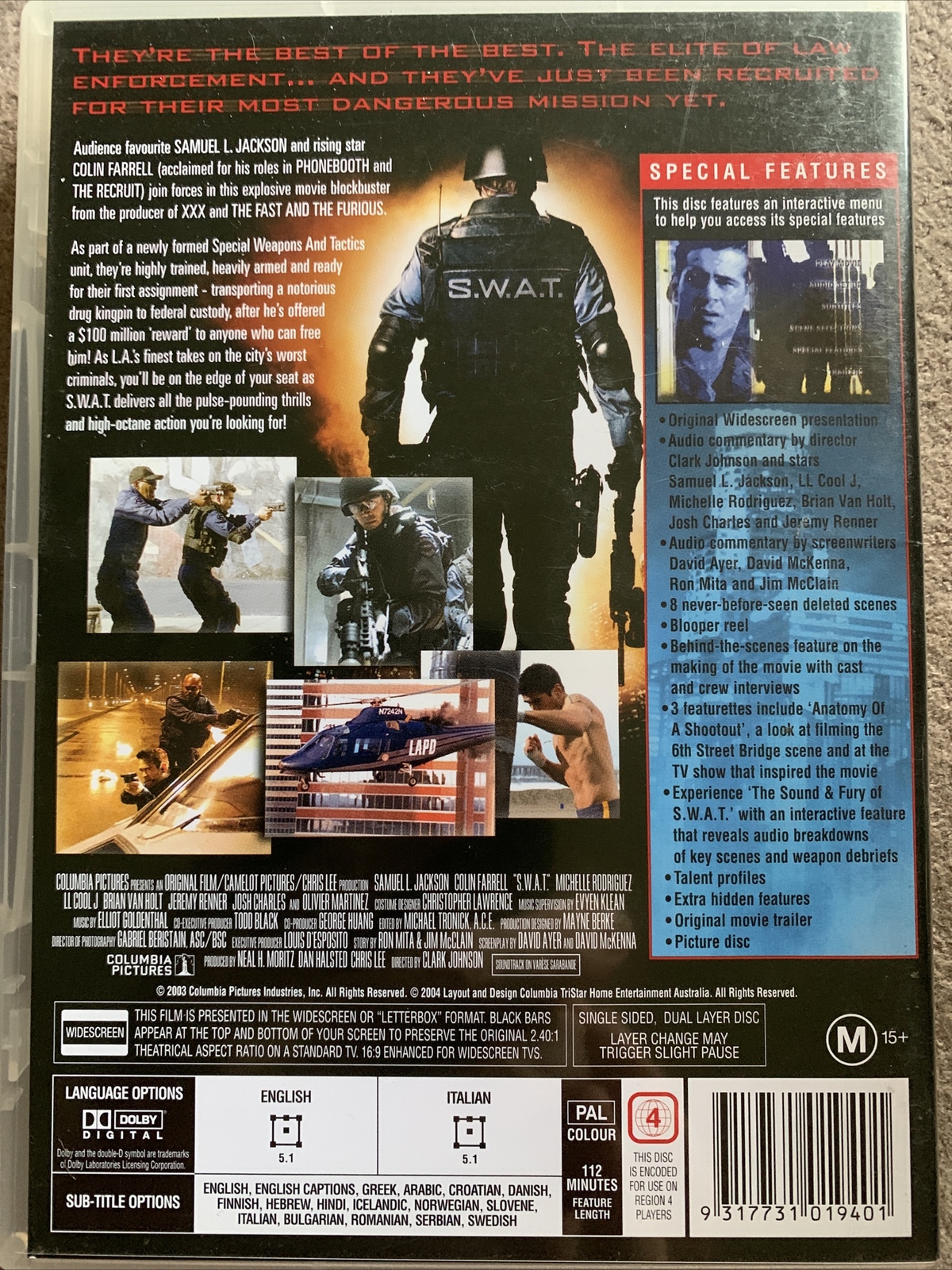 DVD: S.W.A.T. - Even Cops dial 911 (An Explosive Action, Thriller ...