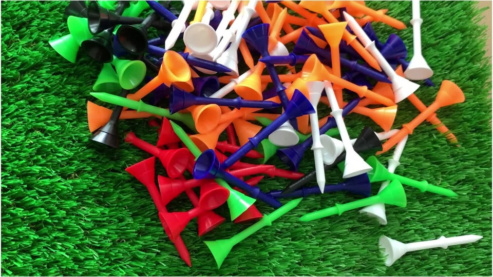 Big Cup 3-1/4" Golf Tees Pack Of 60 Durable Tees Multi Color Cups Golfs ...