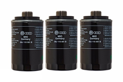 VW Volkswagen 2.0L TURBO Oil Filter Set Of 3 06J115403Q GENUINE OEM NEW ...