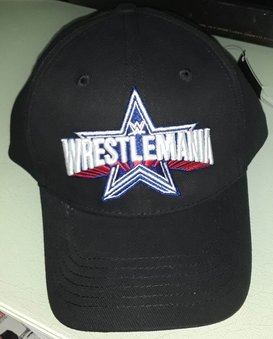 wwe wwf WRESTLEMANIA 38 2022 black snapback cap hat … - Gem