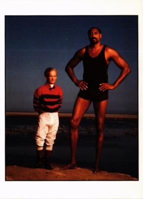 CPM Z316 Wilt Chamberlain n Willie Shoemaker 1987 ANNIE LEIBOVITZ ...