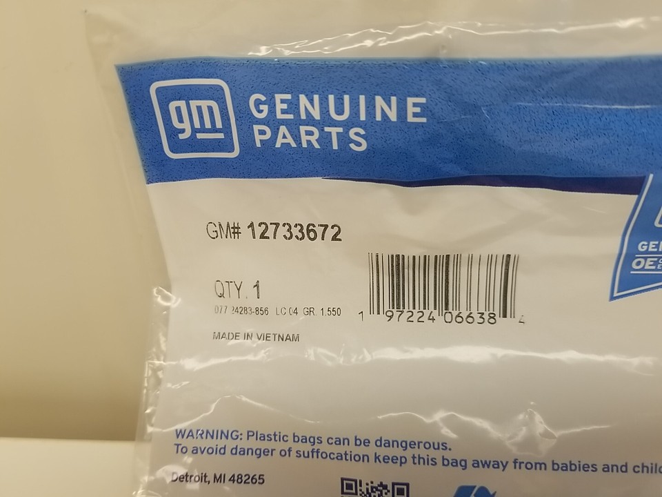 GM 12733672 Seals, Engine Oil Cooler 2016-2024 Camaro LT1 2016-19 ...