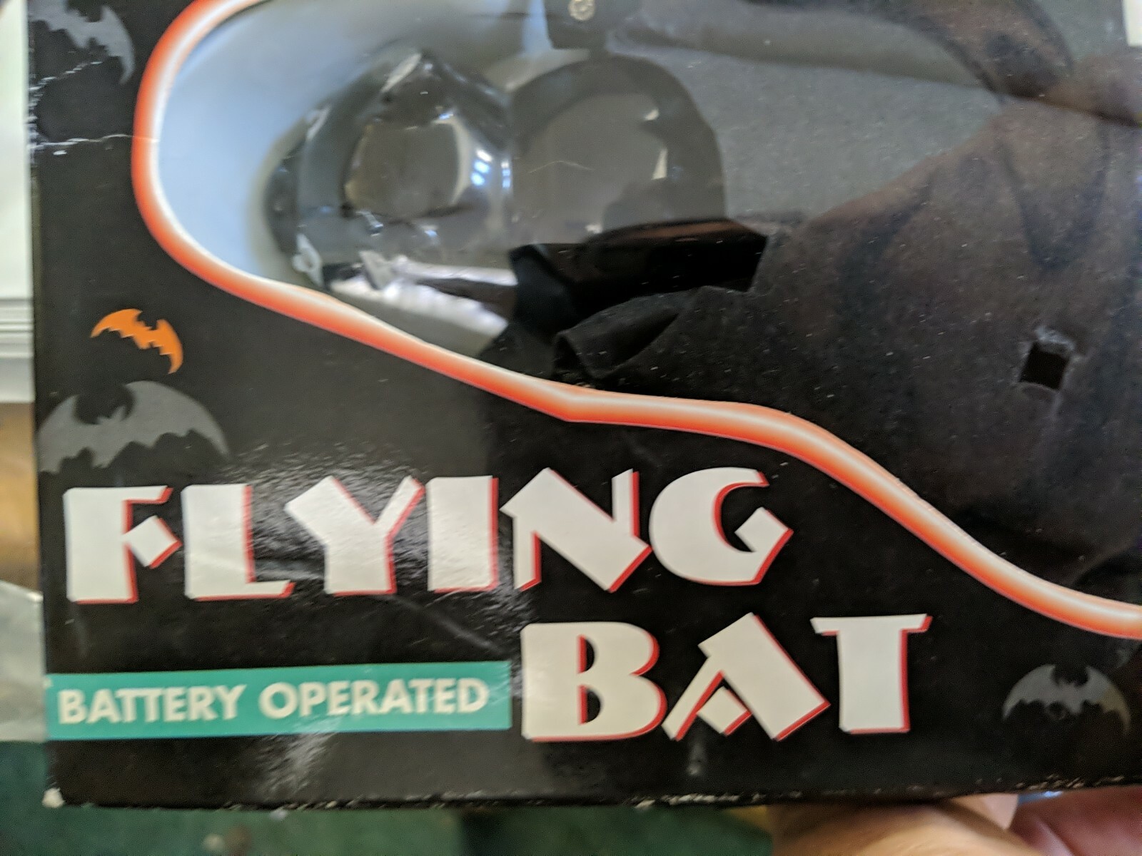 Flying Bat Battery Operated Halloween Bat New Black | eBay