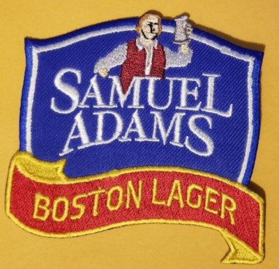 SAMUEL ADAMS BOSTON LAGER Embroidery Patch approx 3.5 x3.5" | eBay