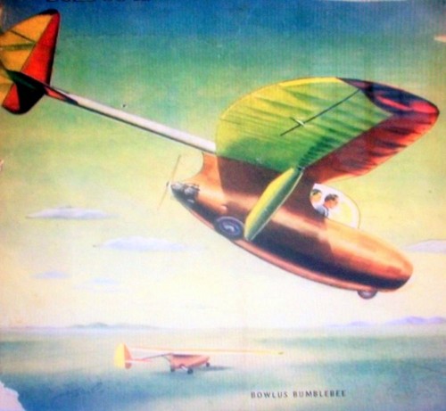 Jasco THERMIC "C" PLANS + PATTERNS for BOTH 1944 & 1946 Tow-Line Glider ...