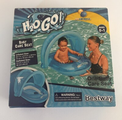 FLOAT BLUE WATERCRAFT TODDLERS BABIES 0 TO 1 YEAR H20 GO NEW IN BOX ...