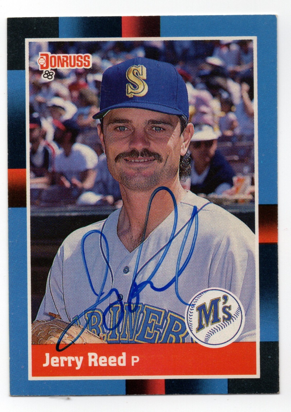 Jerry Reed Autograph On A 1988 Donruss - Seattle Mariners | eBay