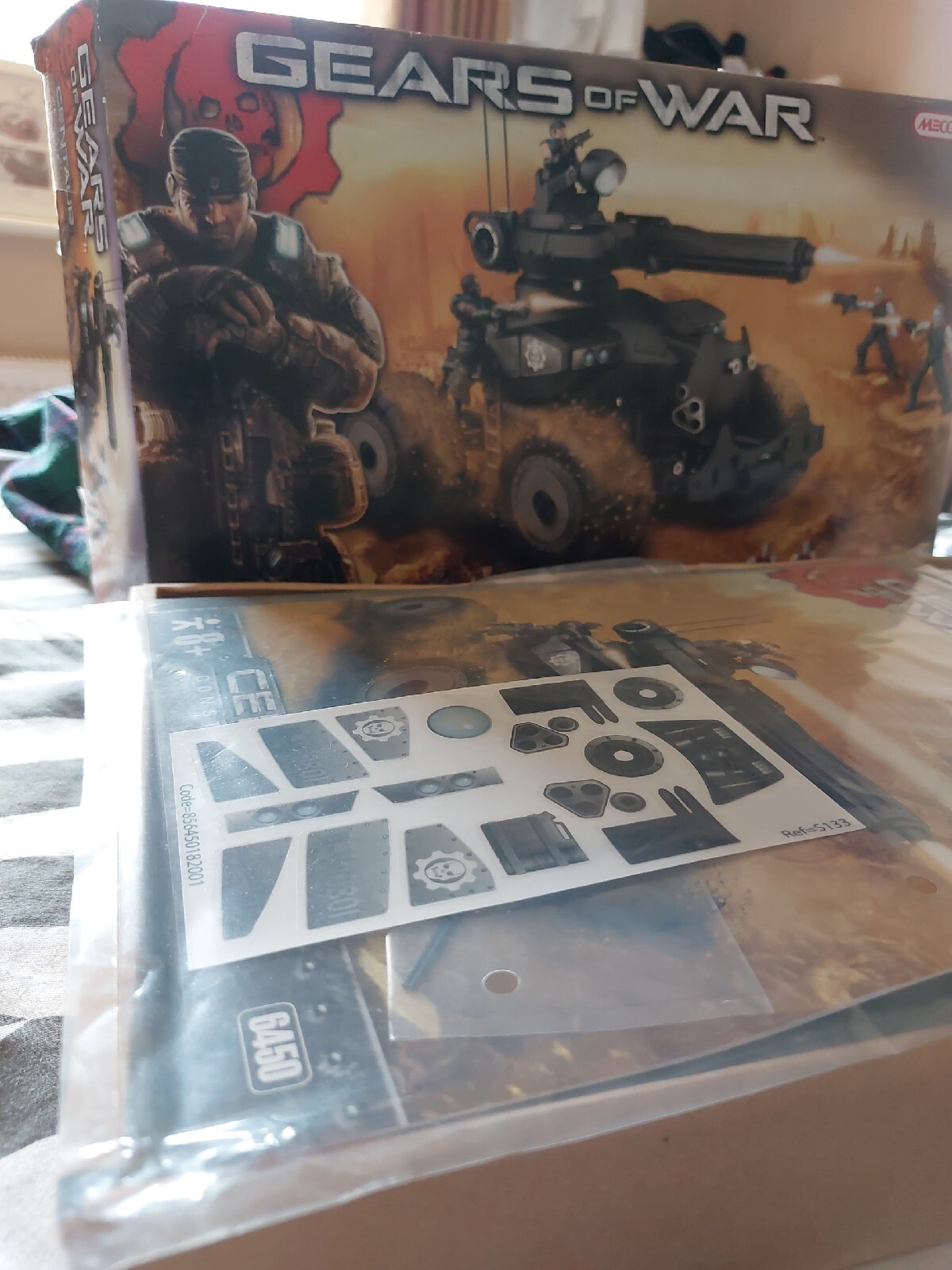 SEALED MECCANO GEARS OF WAR CENTAUR TANK 125+ PIECE CONSTRUCTION SET | eBay