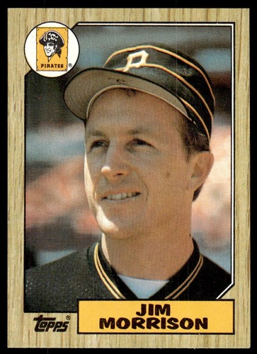 1987 Topps Baseball Card Jim Morrison Pittsburgh Pirates #237 | eBay