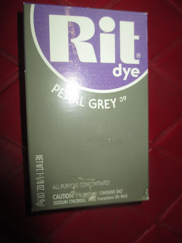 Vintage RIT Fabric TINT & DYE - 39 PEARL GREY | eBay