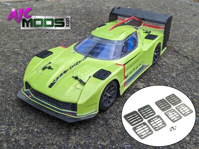 Functional Wheel Well Air Intake inlets Exhaust Louvers for Arrma ...