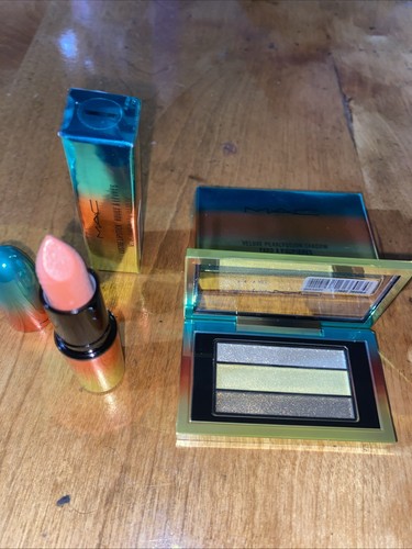 MAC, Veluxe Pearlfusion Eye Shadow, GREEN CLEAN, Tumble Dry Lipstick ...