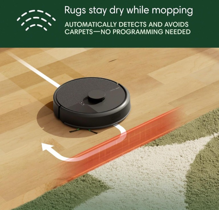 iRobot Roomba 105 Combo Robot Vacuum & Mop LiDAR, Alexa, Strong Suction ...