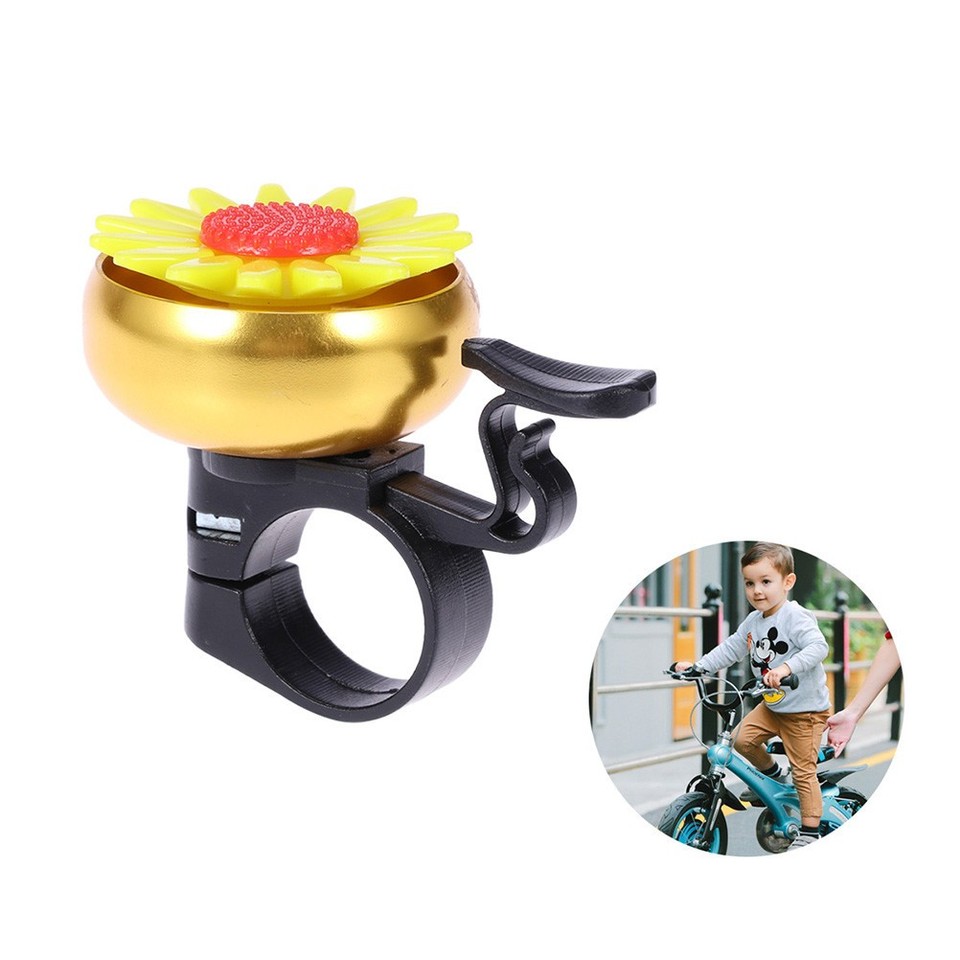 2 Pcs Toddler Cycle Bell for Bike Kids Girl Accessories Sunflower ...