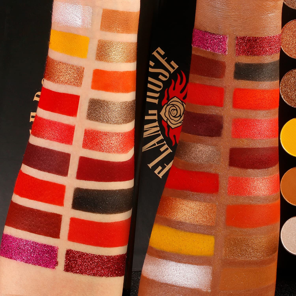 Red Eyeshadow Palette Highly Pigmented, Long Lasting True Red Eye ...