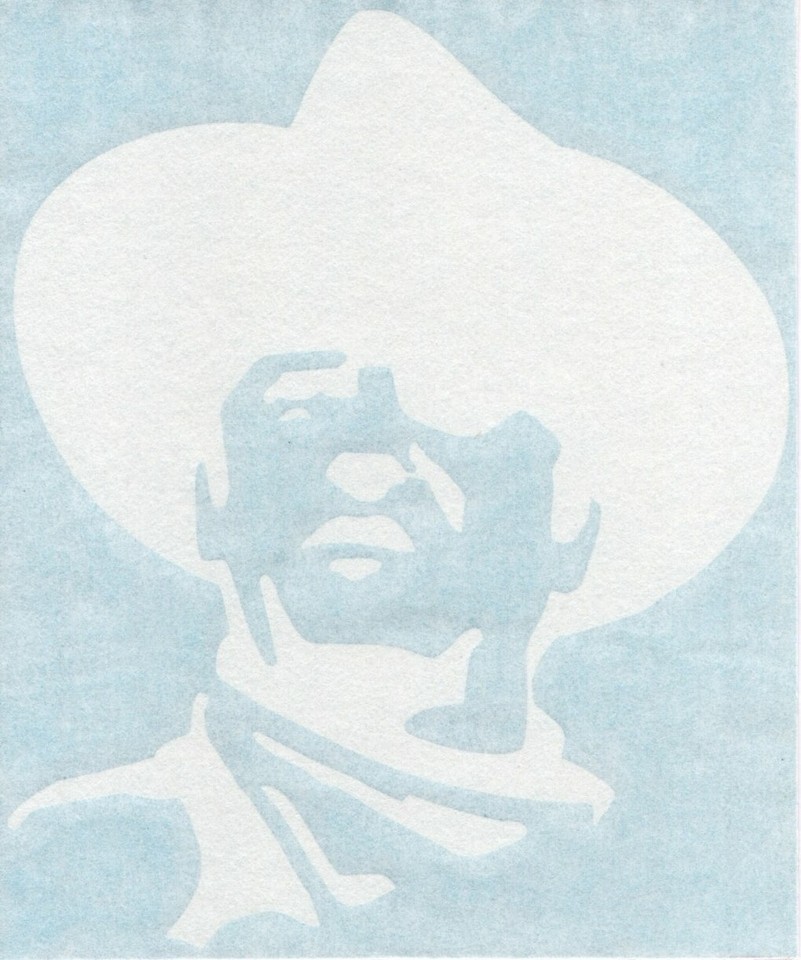 Cowboy - Western Texas John Wayne Paniolo Car Window Vinyl Decal ...