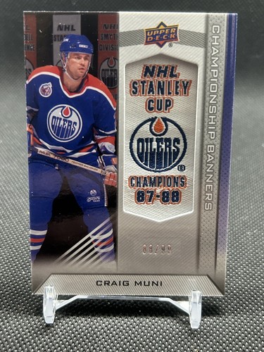 2013-14 Championship Banners 87-88 #CB-CM CRAIG MUNI /99 | eBay